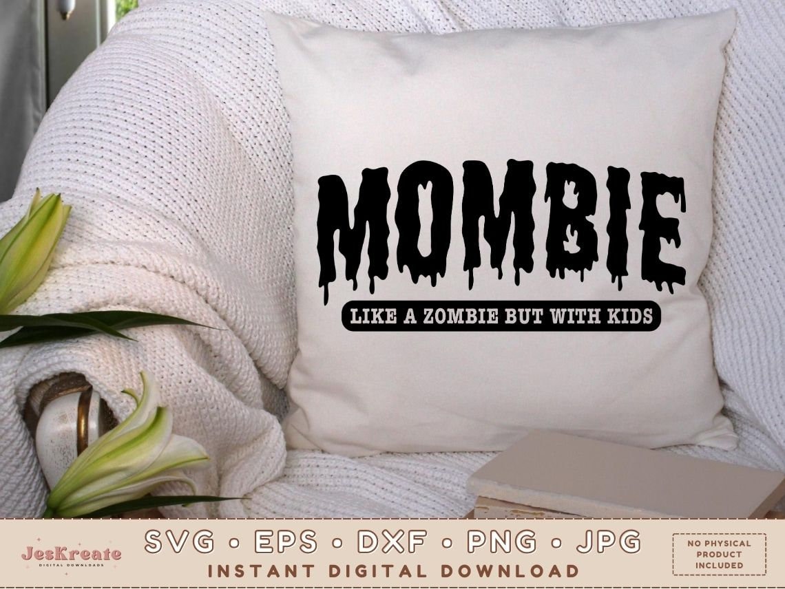 Mombie Mom Halloween SVG PNG JPG Funny Halloween Svg Mom - Etsy