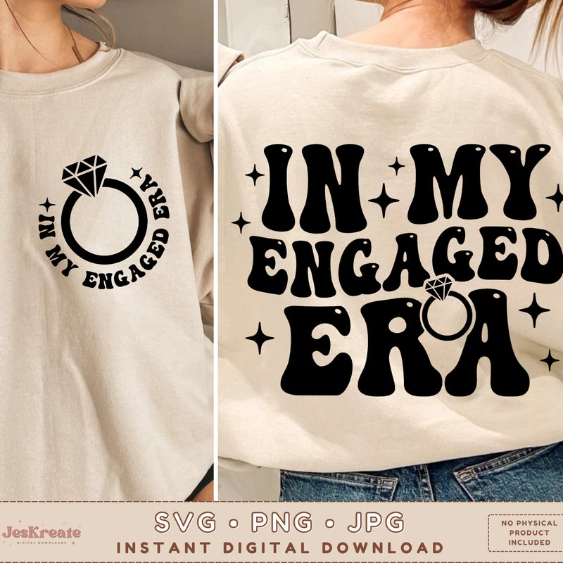Engaged Svg - Etsy