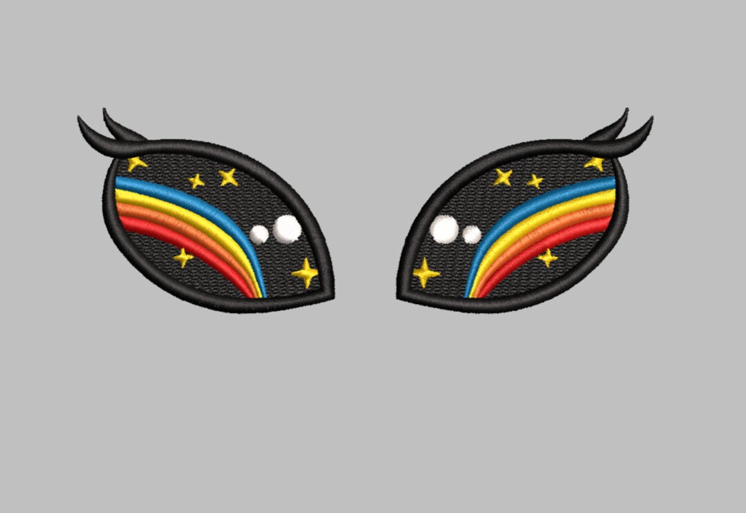 Bug Eyes for Plush Machine Embroidery Files 4 Sizes | PES, DST, EXP ...
