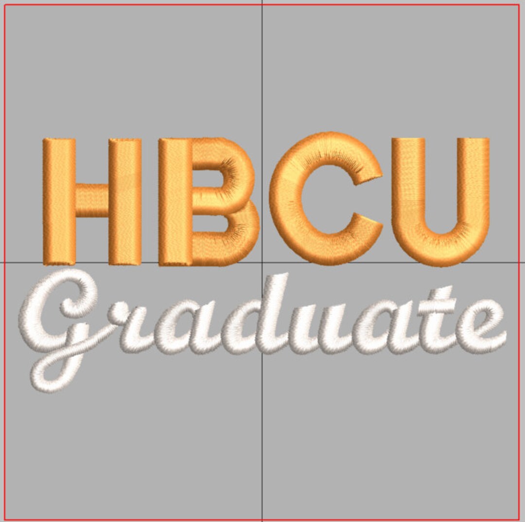 HBCU 3D Digital Files ~ Embroidery Files ~ One Size~ Hbcu Embroidery ...