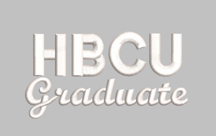 HBCU 3D Digital Files ~ Embroidery Files ~ One Size~ Hbcu Embroidery ...