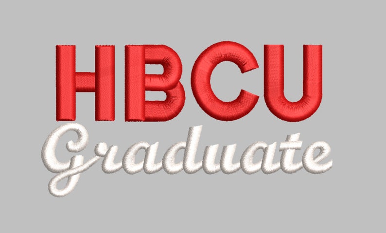 HBCU 3D Digital Files ~ Embroidery Files ~ One Size~ Hbcu Embroidery ...