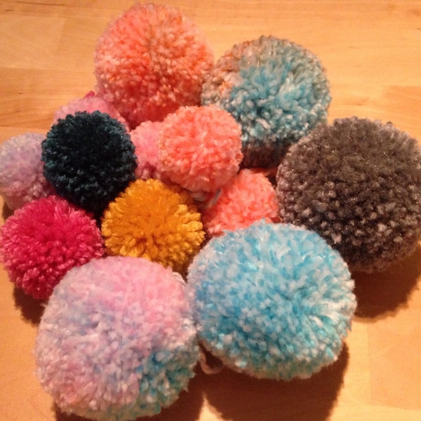 Extra Large Pom Poms - Etsy