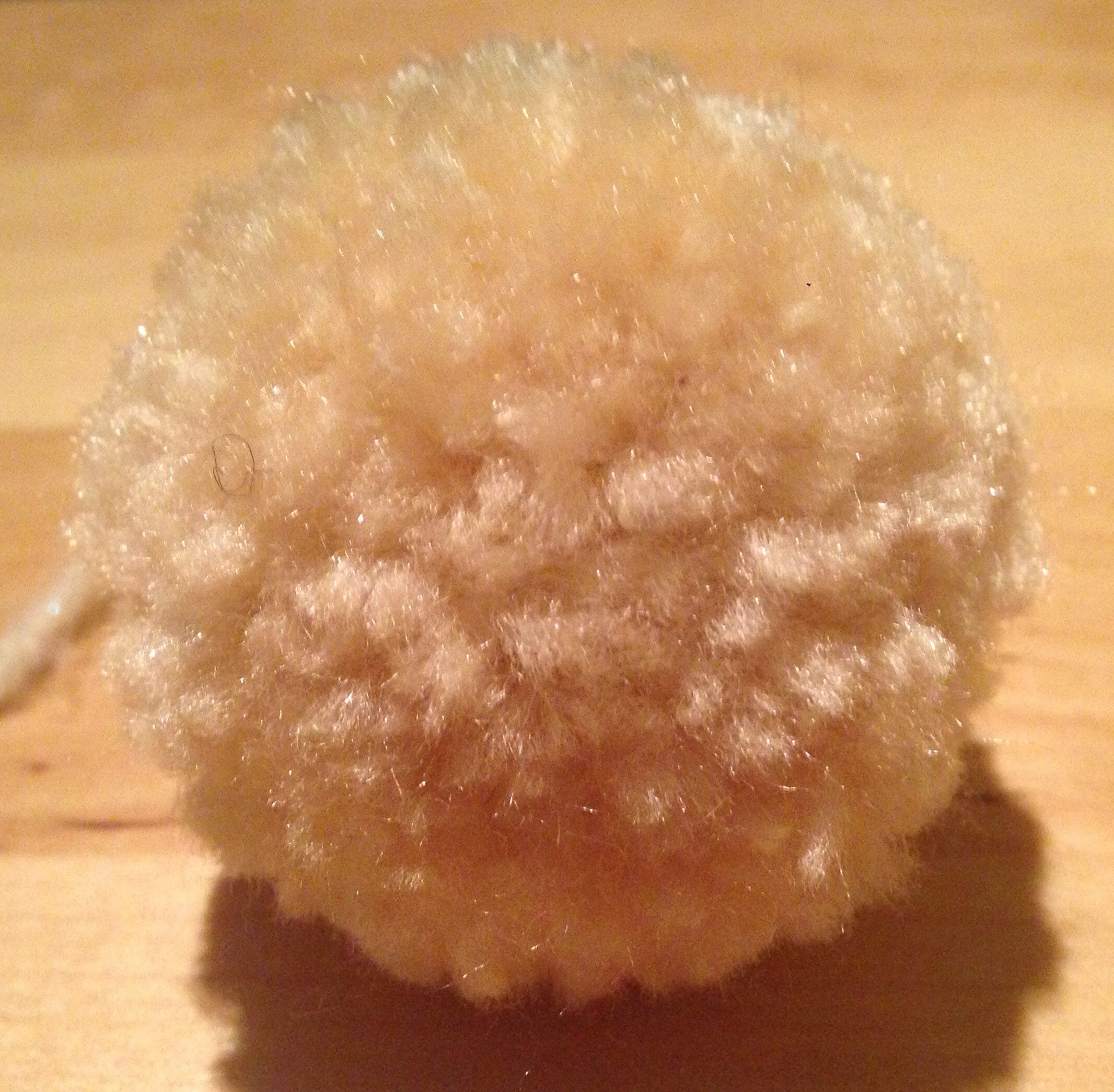 Strawberry and Cream Pom Poms, Made to Order a Group of 6 Pink and ...