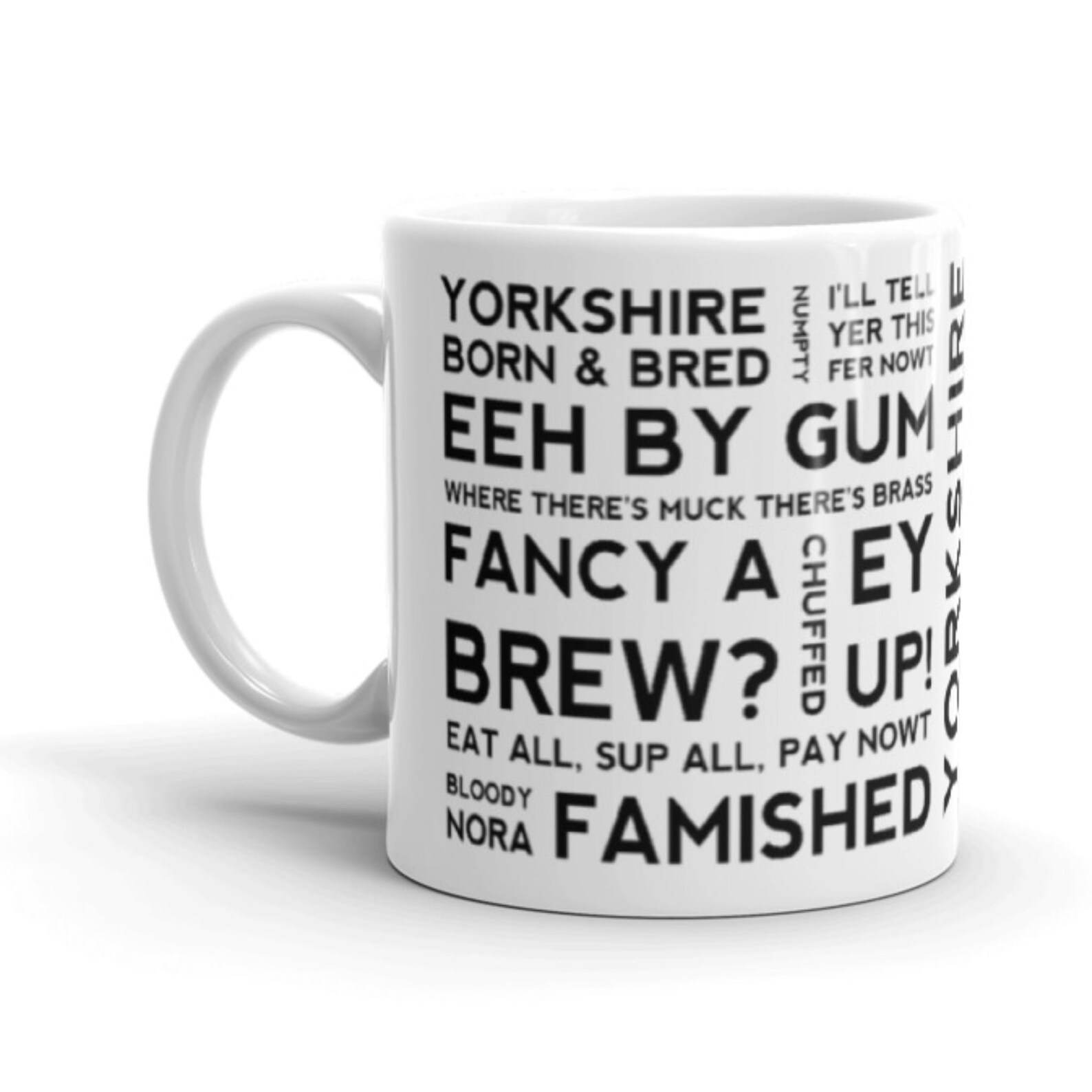 Yorkshire Dialect Ceramic Mug Phrases / Slang / Sayings / - Etsy
