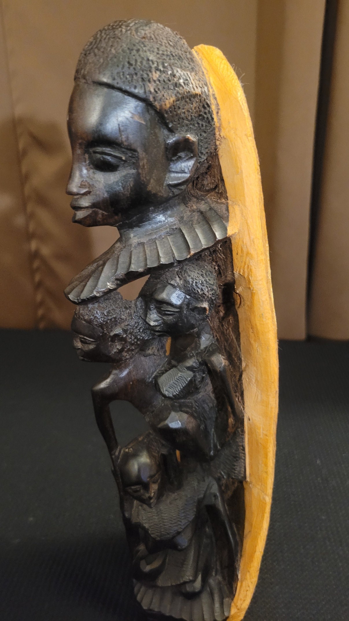 African Statue/figurine/abstract Hand Carving/tree of Life/kenya/wood ...
