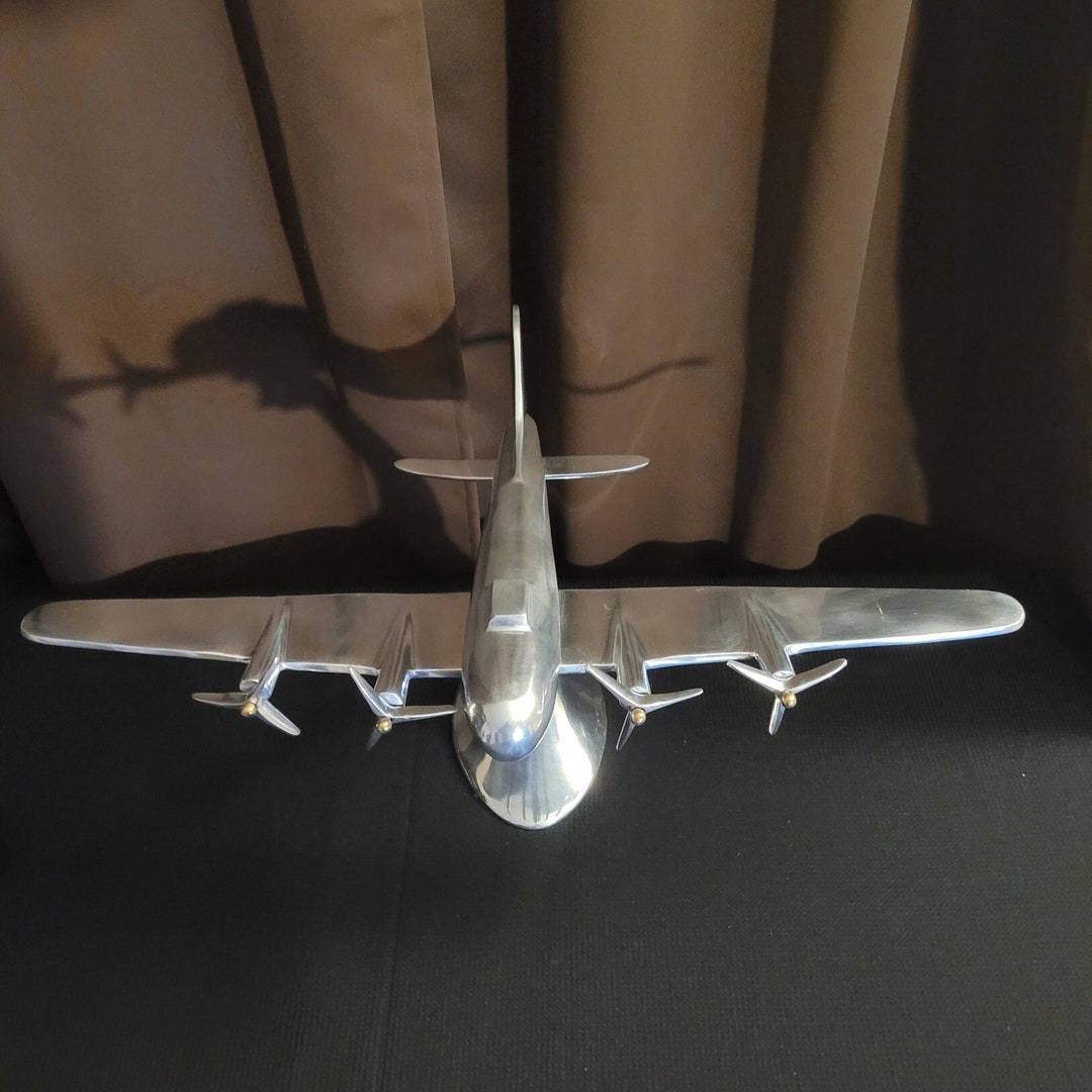 Aluminon Airplane/model/sculpture/metal Art/home & Office Decor/vintage ...