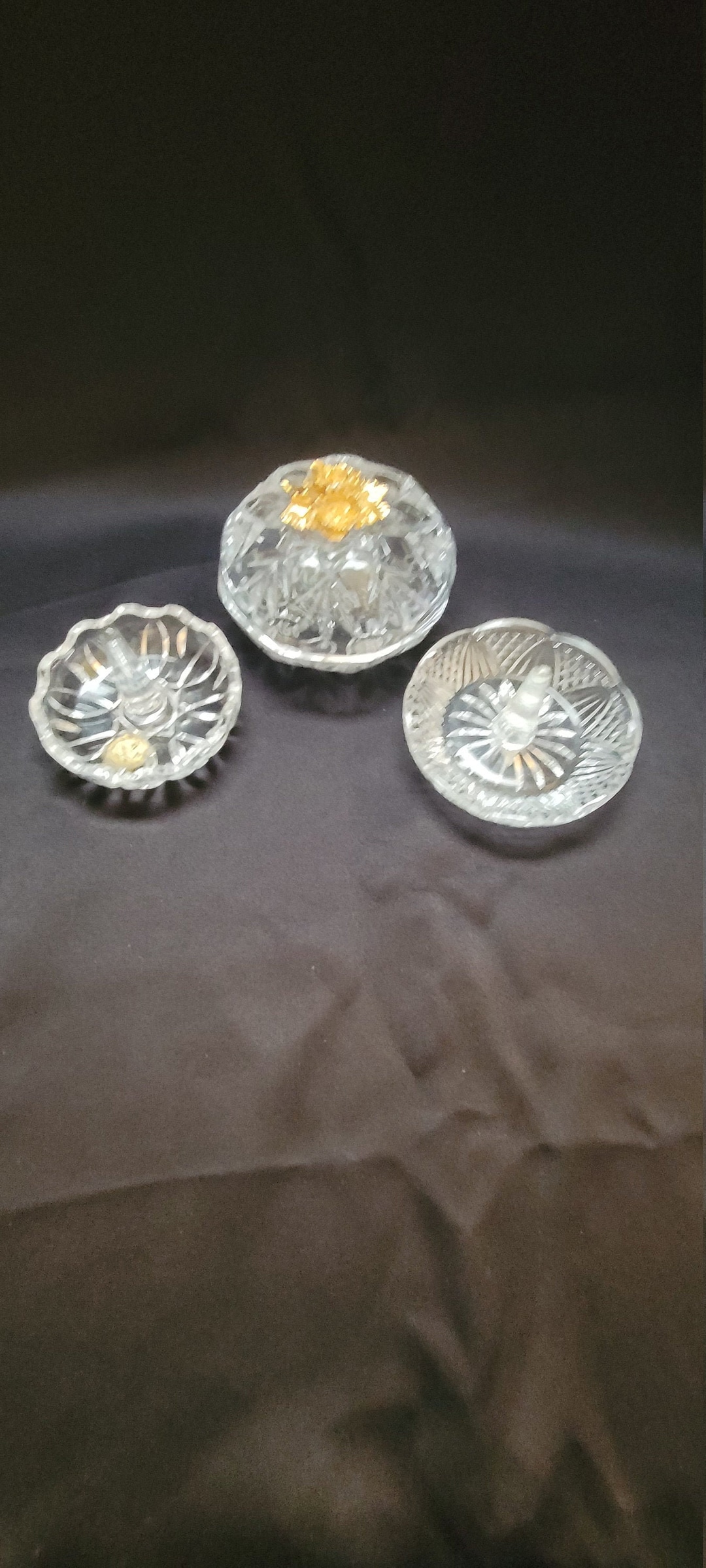 2 Crystal Ring Holder by Shannon and Rcr/crystal Trinket Box by ...