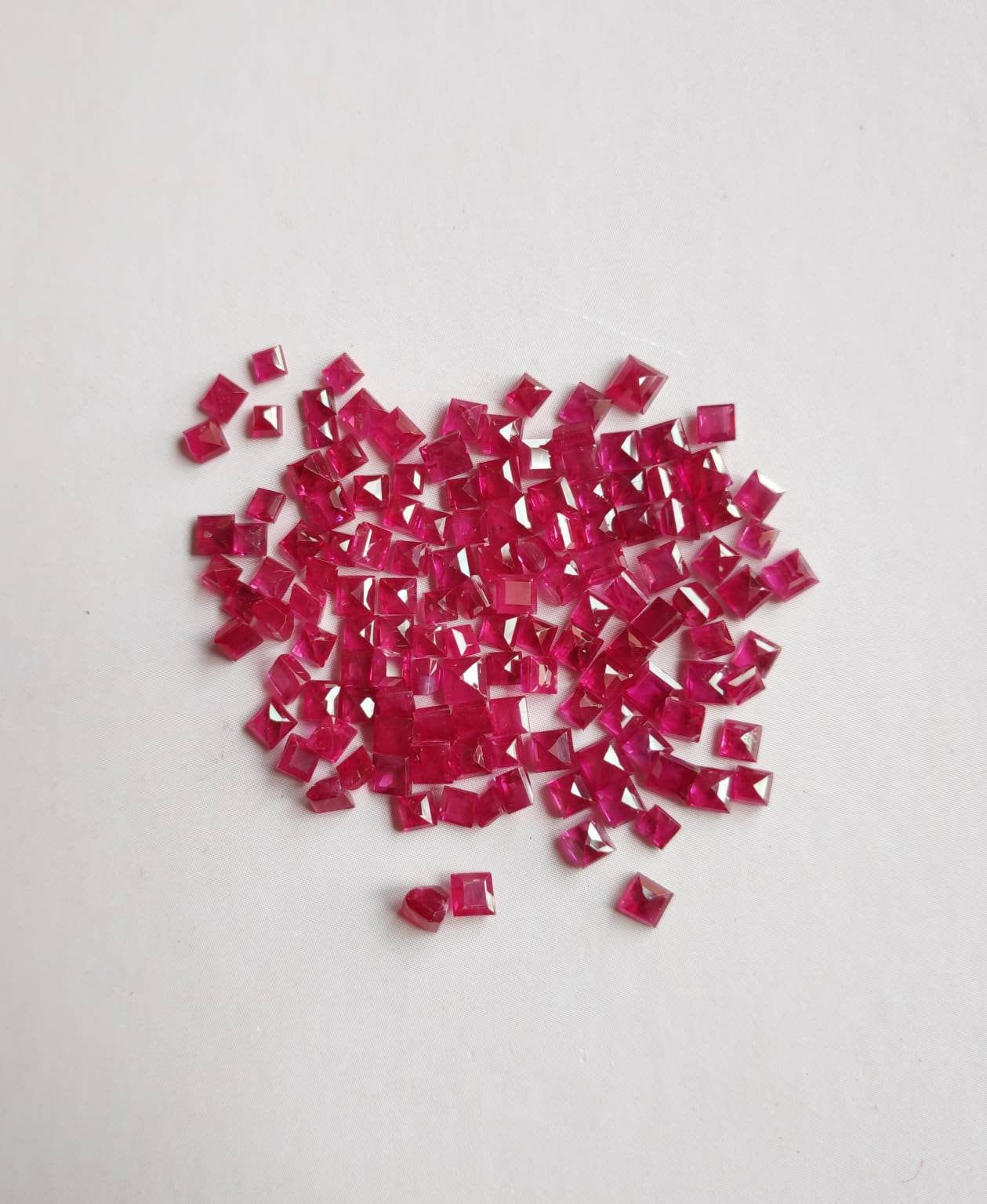 Natural Burma Ruby Square Cut Stones 2mm 2.5mm 3mm 3.5mm 4mm - Etsy