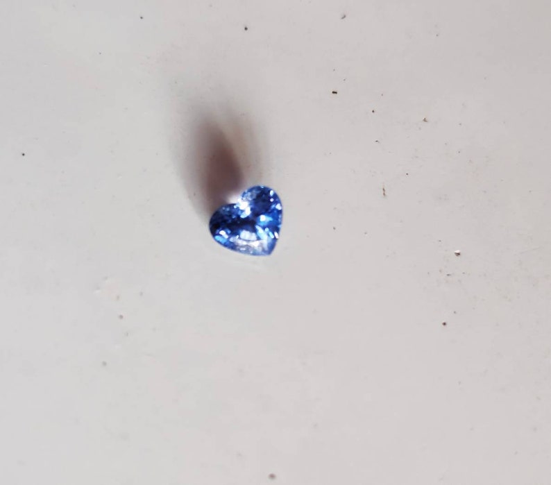 Natural Royal Blue Sapphire Heart Shape Faceted Cut Stones 6mm - Etsy