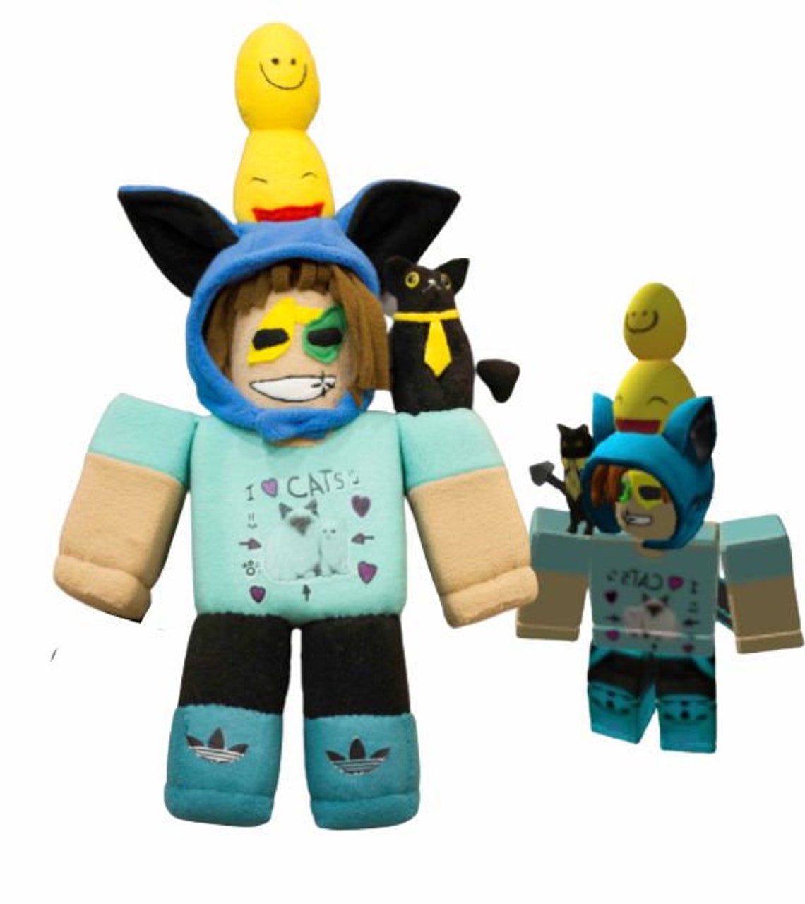 Your Custom Roblox Custom plush from kids drawing roblox | Etsy