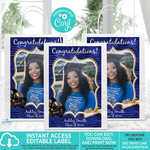 Editable Instant Access/download Navy Blue & Gold colors Cannot Be ...