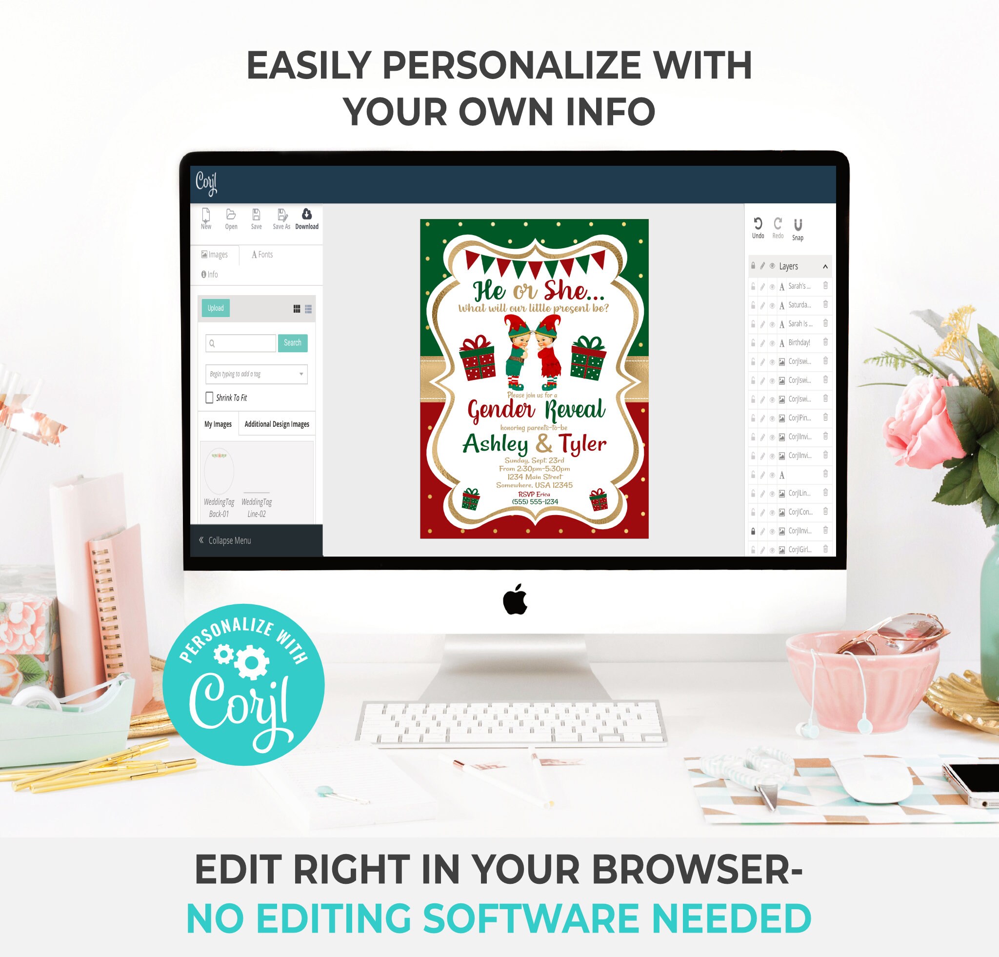 Editable Instant Access/download Little Present Christmas - Etsy