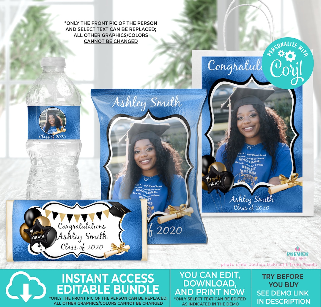 Editable Instant Access/download Royal Blue (colors Cannot Be Changed ...
