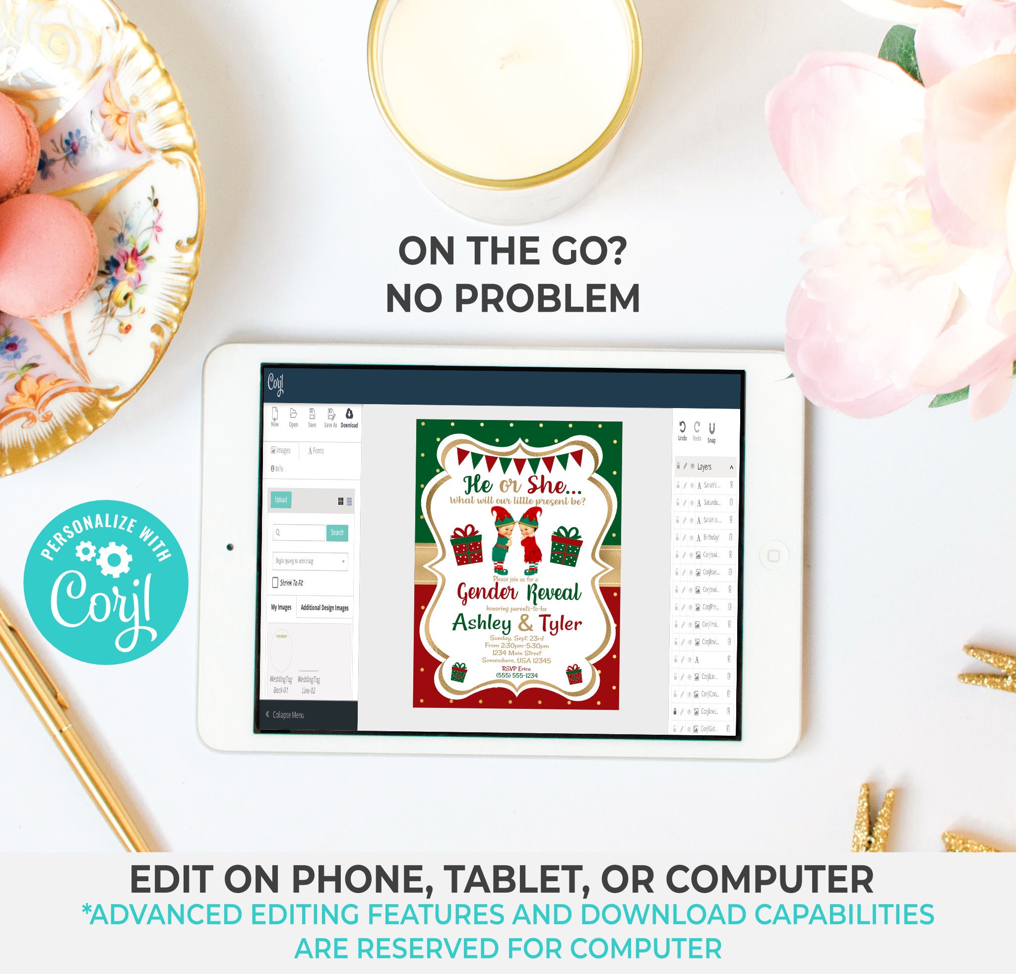 Editable Instant Access/download Little Present Christmas | Etsy