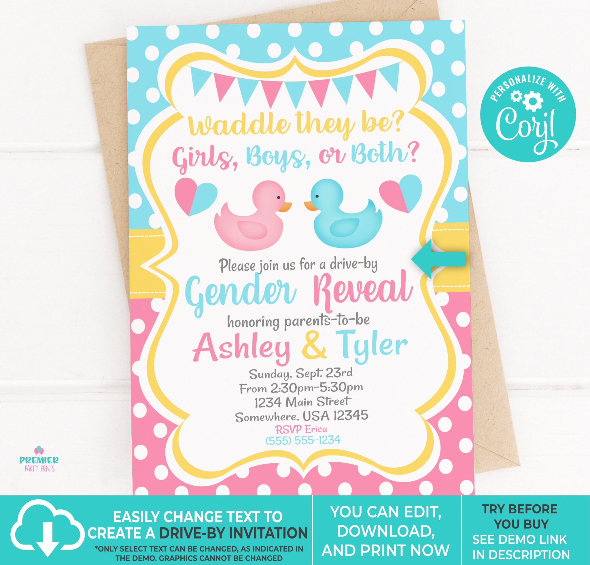 Editable Instant Access/download Waddle Baby Be Rubber Ducky - Etsy