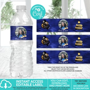 Editable Instant Access/download Navy Blue (colors Cannot Be Changed ...