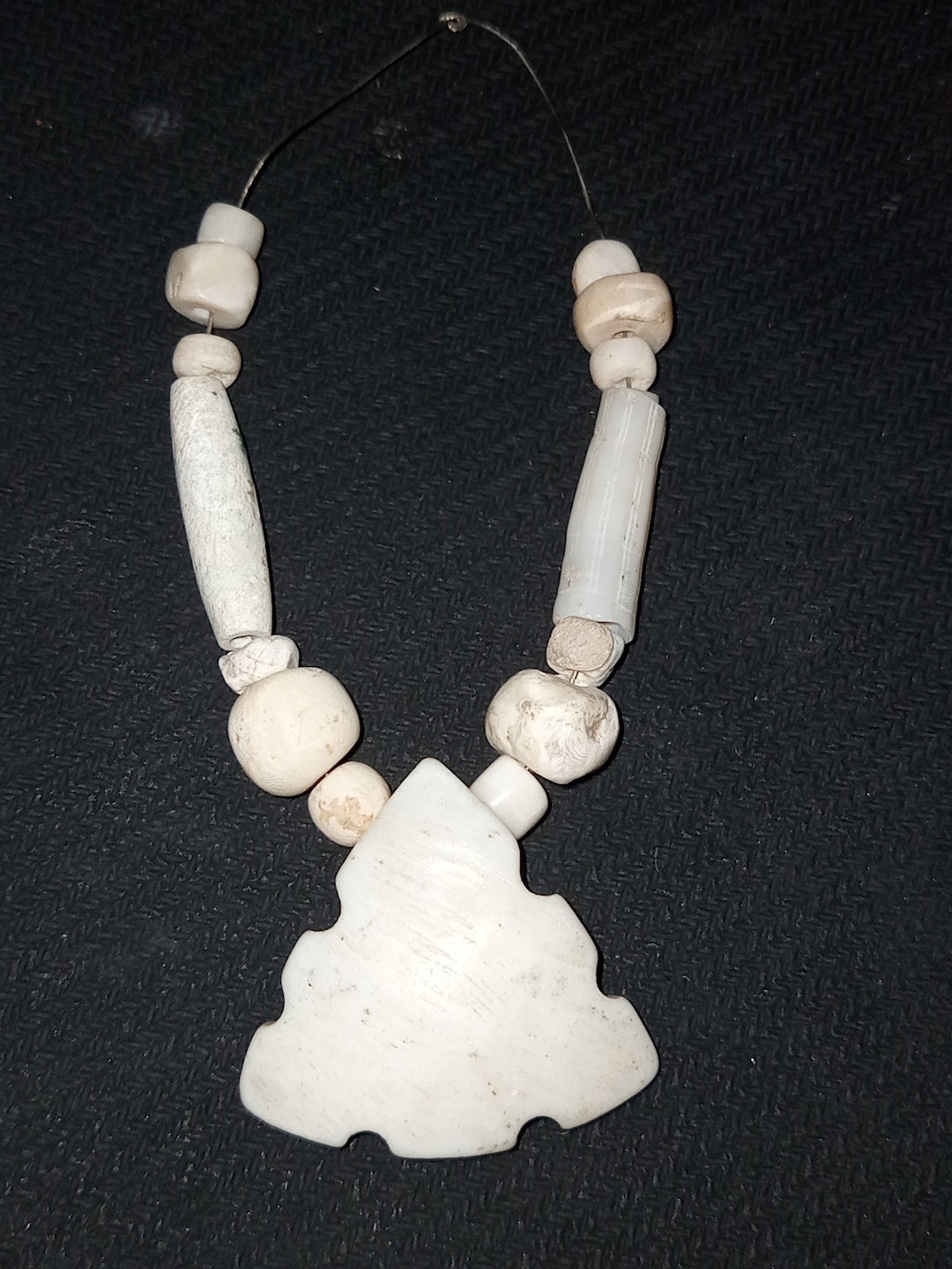 Ancient Indus Civilization Shell Amulet and Bead Necklace From - Etsy