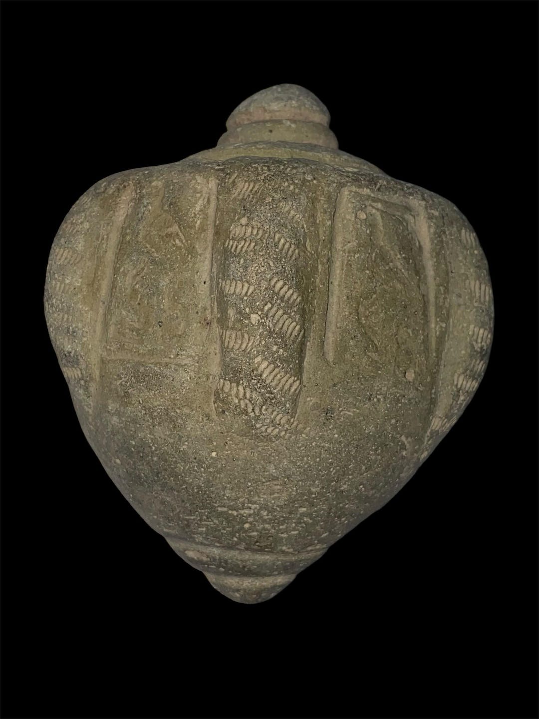 Byzantine Rare Hand Grenade Greek Fire,fire Bomb Decorated With Bids ...