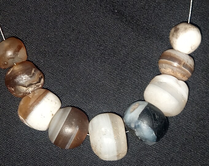 Ancient Sulemani Agate Beads With Beautiful Structures From Swat Region ...