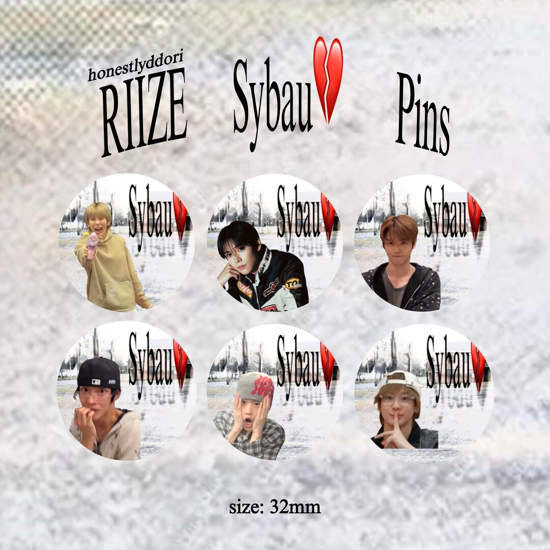 RIIZE - Sybau Pin Series - Etsy