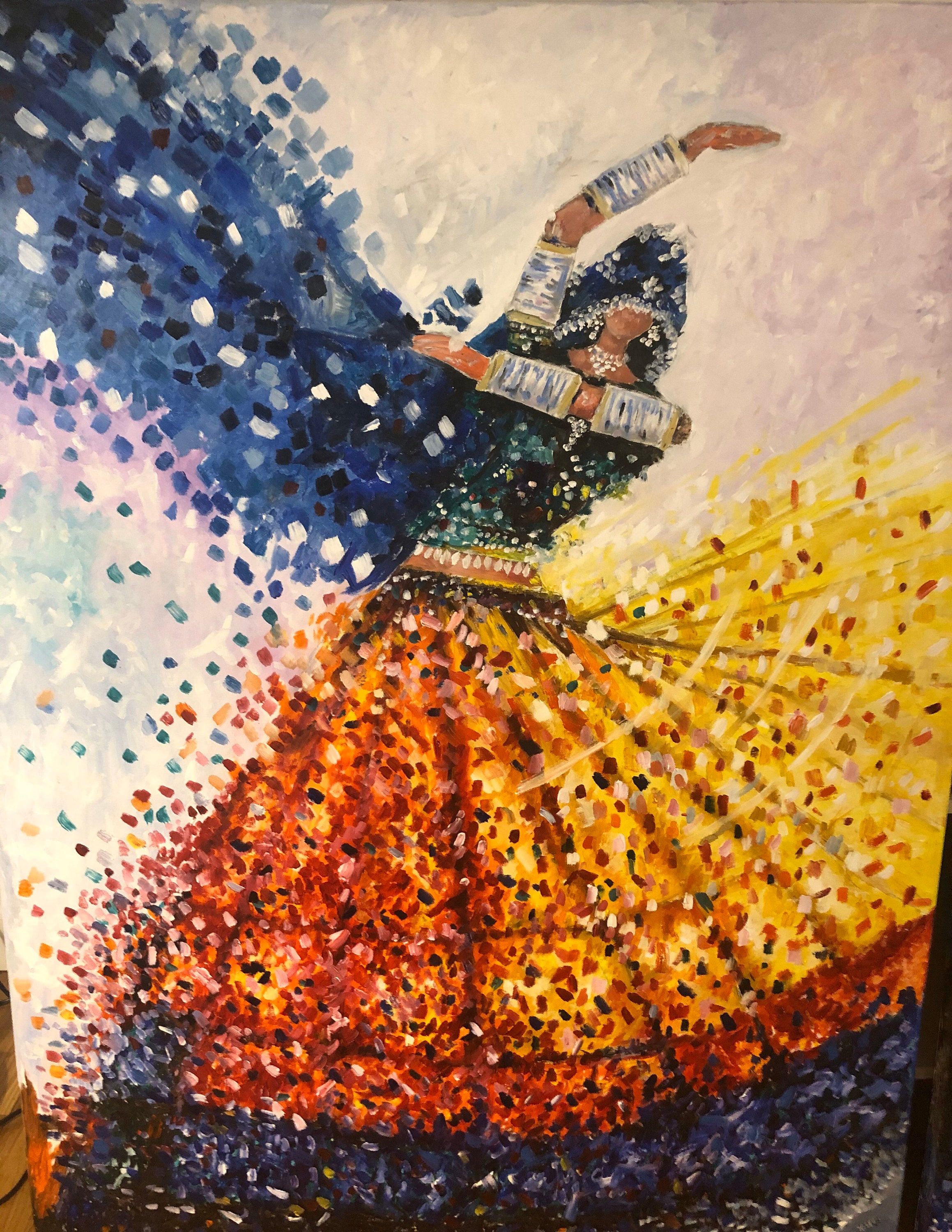 Oil Paintings Of Indian Dancers