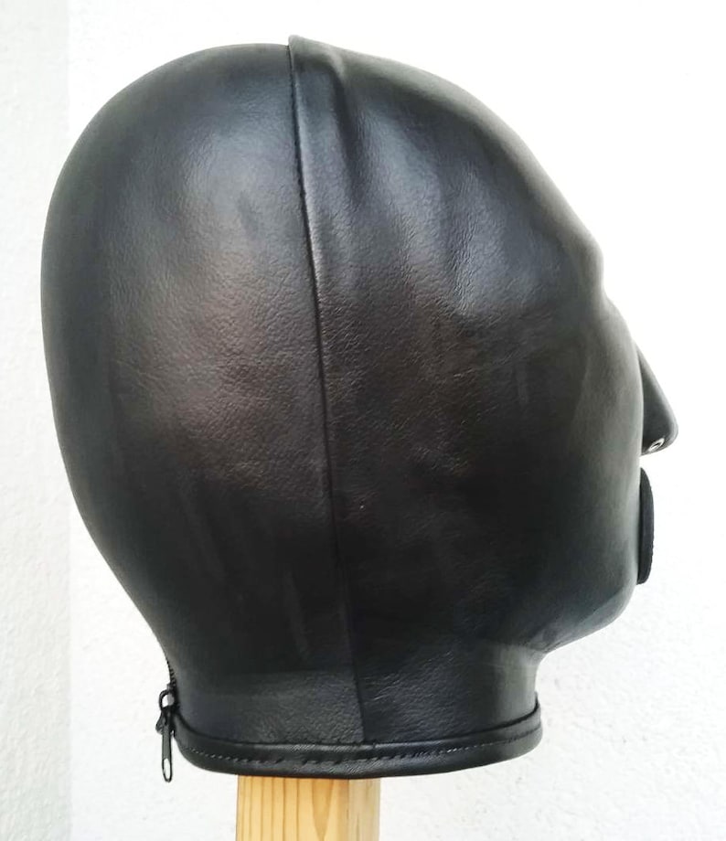 Leather Mask, Black, Manual Work. Leather Mask, Black, Manual Work, so ...