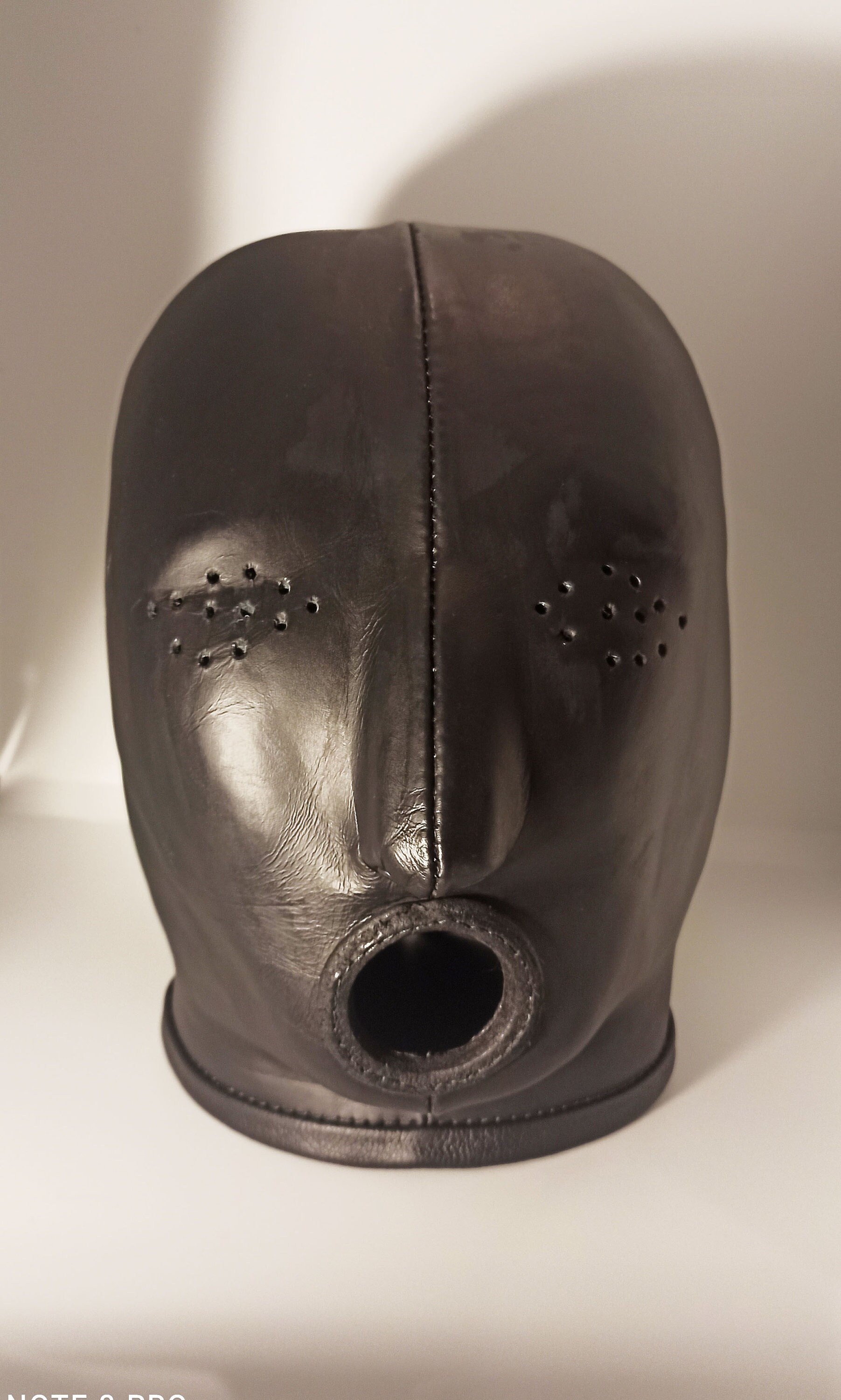 100% Leather Mask, Extra Large, Big Size (60-61 Cm), Handmade ...