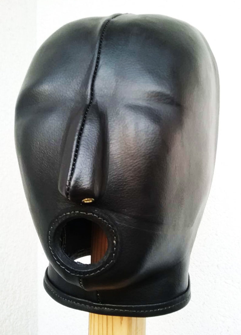 Leather Mask, Black, Manual Work. Leather Mask, Black, Manual Work, so ...