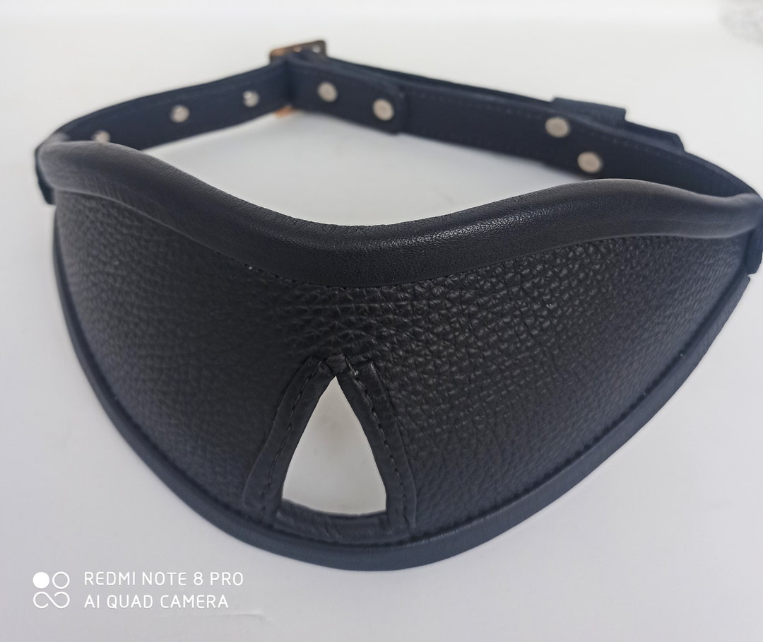 100% Leather Blindfold Eye Mask Leather Eye Bandage Blindfold Fetish ...