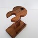 Hand Crafted Oak Wood Razor and Brush Holder, Wood Shaving Stand ...