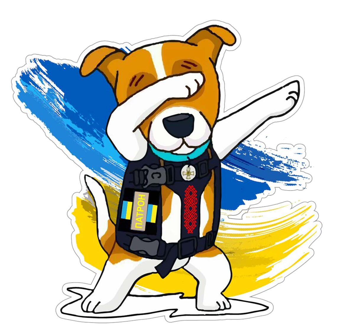 Patron dog 6x6 Car Laptop Decal Window Car - Etsy