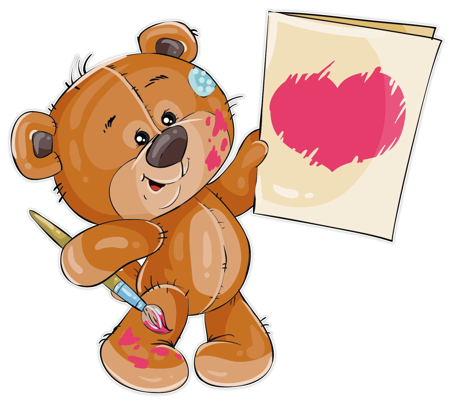Funny Teddy Bears Wall Decals Stickers - Etsy