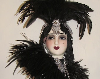 Unique Creations Limited Edition Victorian Lady Face Mask Wall | Etsy