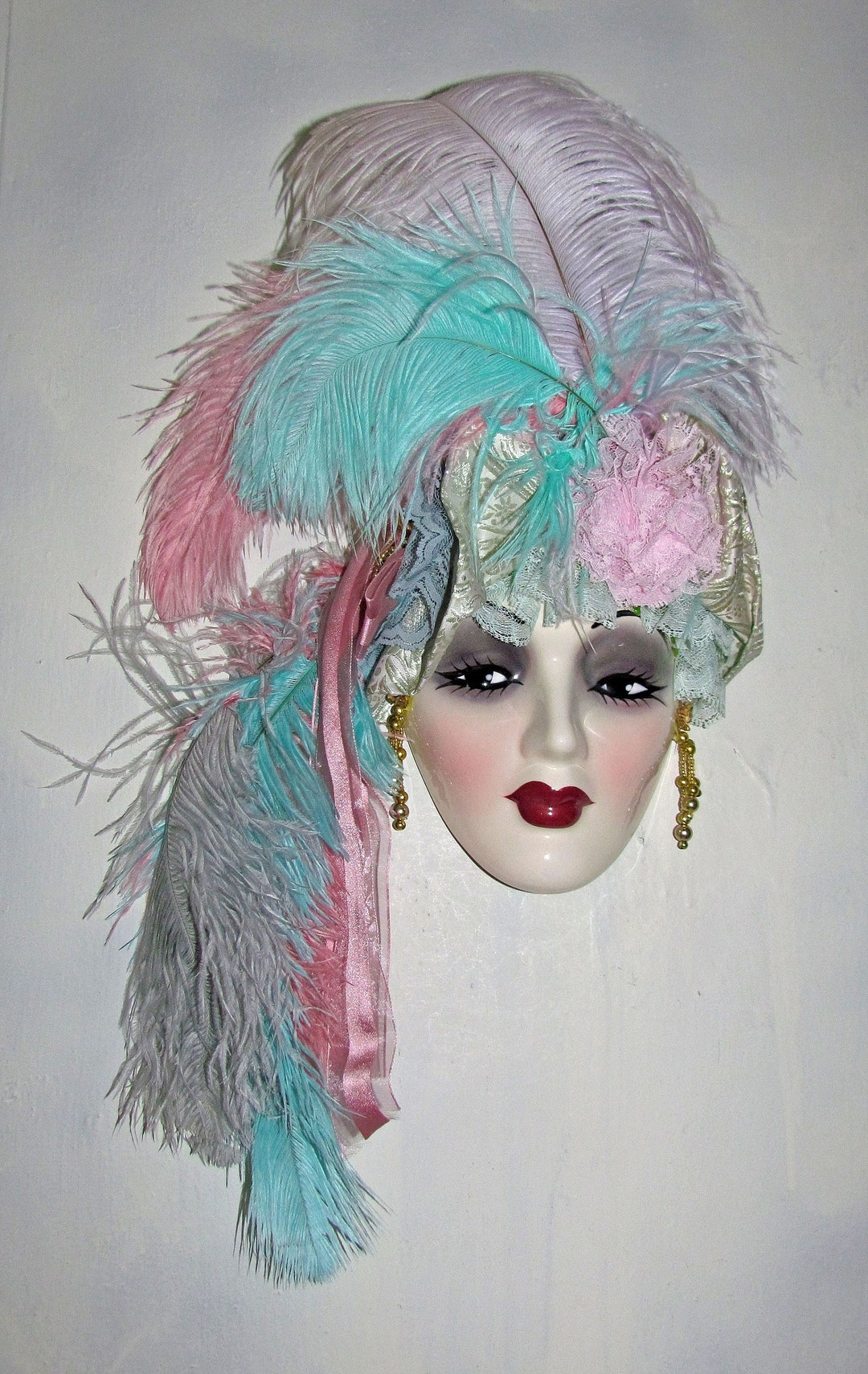 Unique Creations Lady Large Size Face Mask Wall Hanging Decor - Etsy