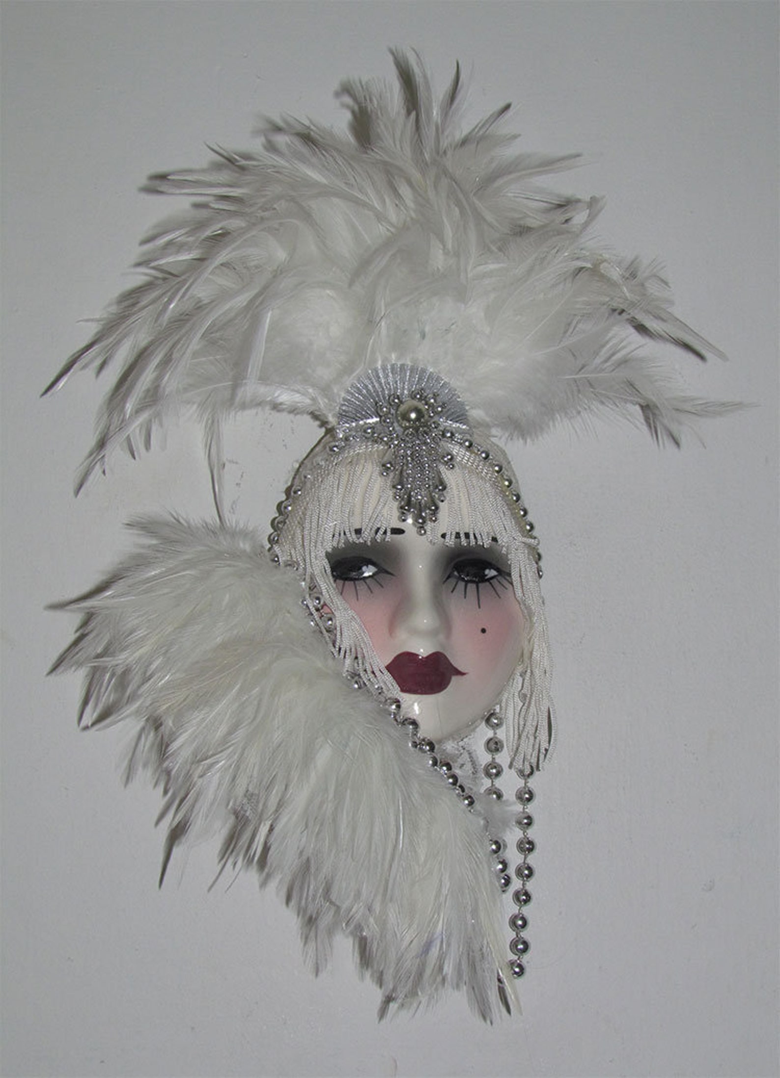 Unique Creations Lady Face Mask Wall Decor Wall Hanging | Etsy