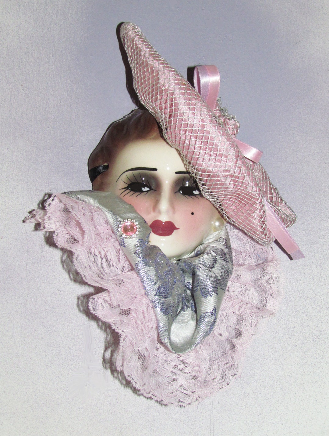 Unique Creations Máscara facial mediana para mujer decoración - Etsy España