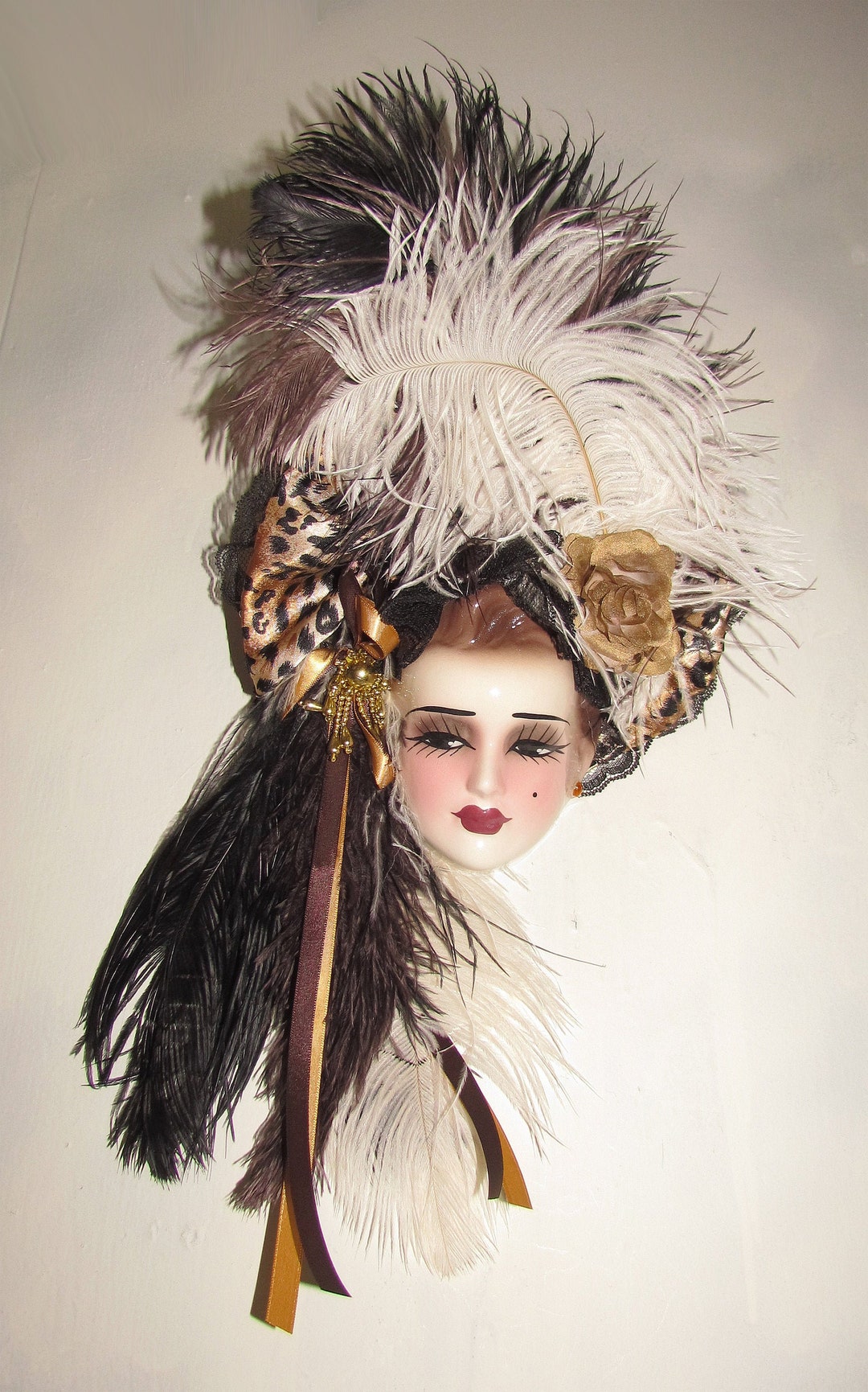 Unique Creations Small Lady Face Mask Wall Decor Wall Art - Etsy