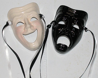 Comedy Tragedy Masks | Etsy