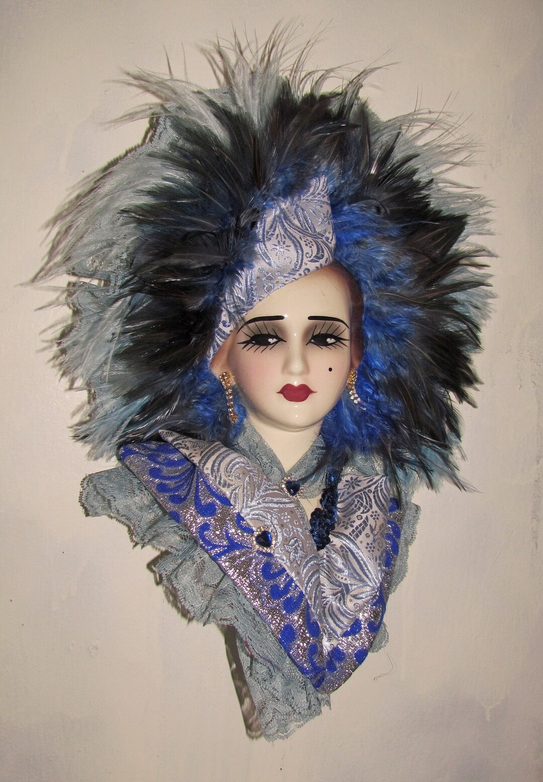 Unique Creations Limited Edition Victorian Lady Face Mask, Wall Decor ...