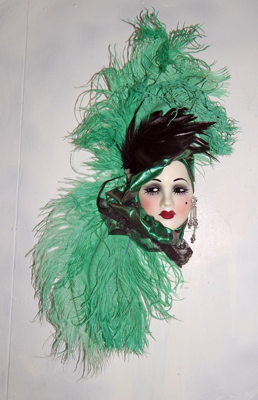 Unique Creations Lady Face Mask Wall Hanging Decor - Etsy