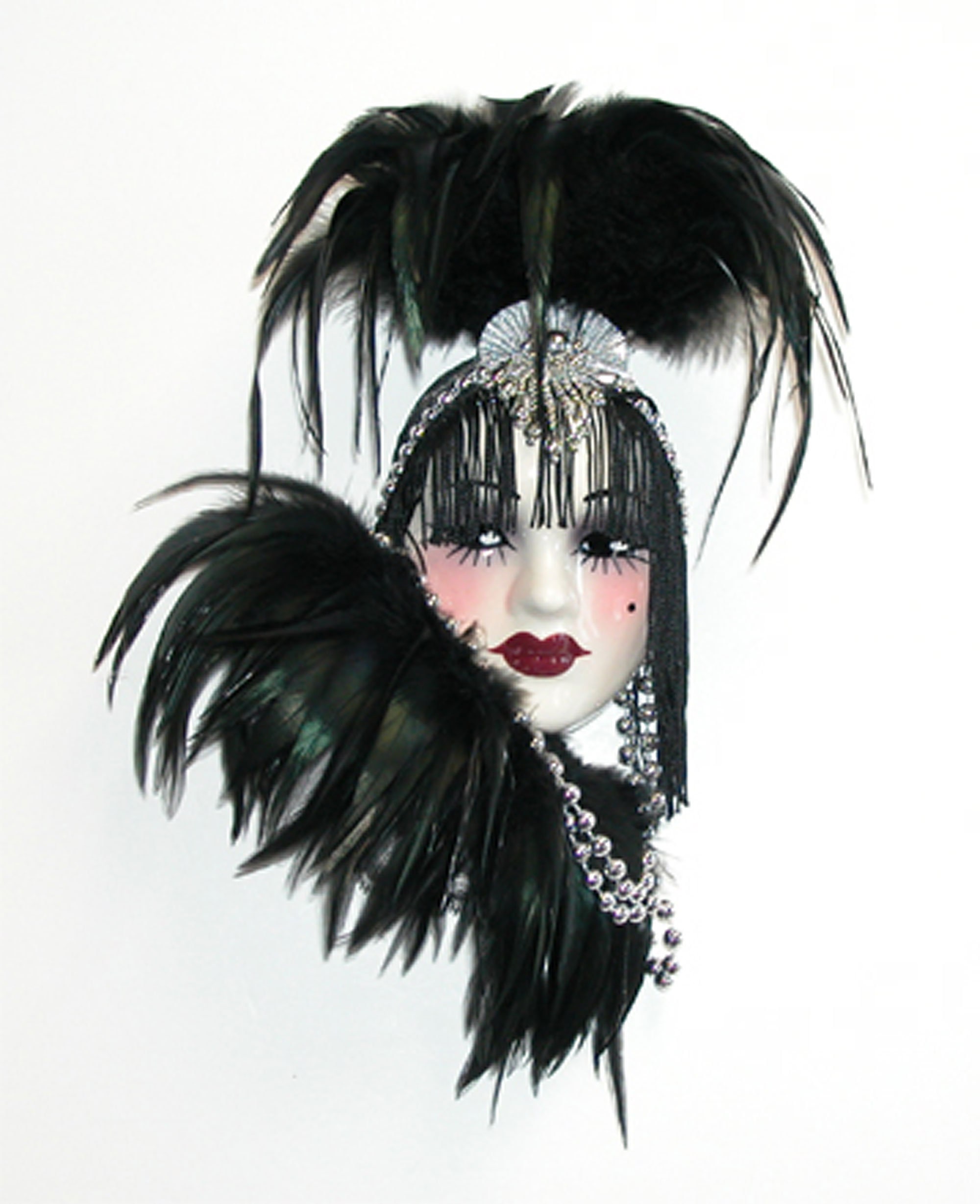 Unique Creations Lady Face Mask Wall Hanging Decor - Etsy