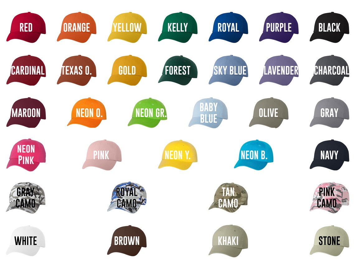 Custom Decorated Dad Cap | Etsy