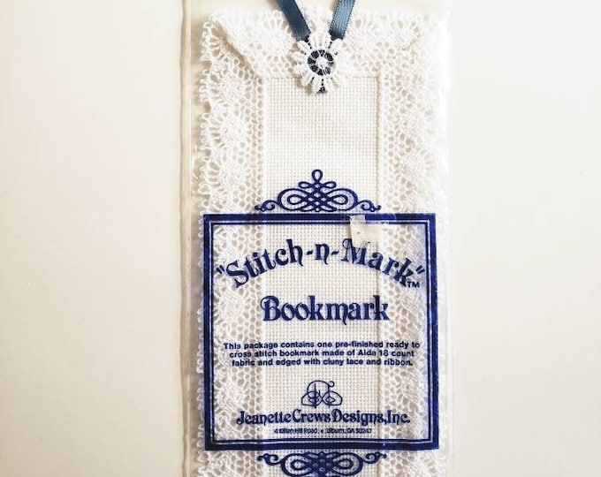 Stitch-n-mark Bookmark by Jeanette Crews Designs, Cross Stitch Bookmark ...