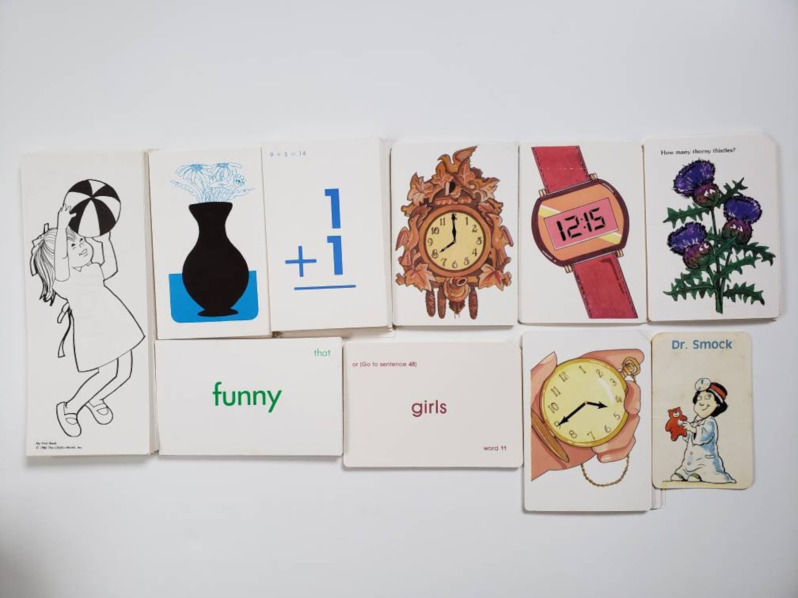 Vintage Flash Cards Vintage Learning Cards Vintage | Etsy