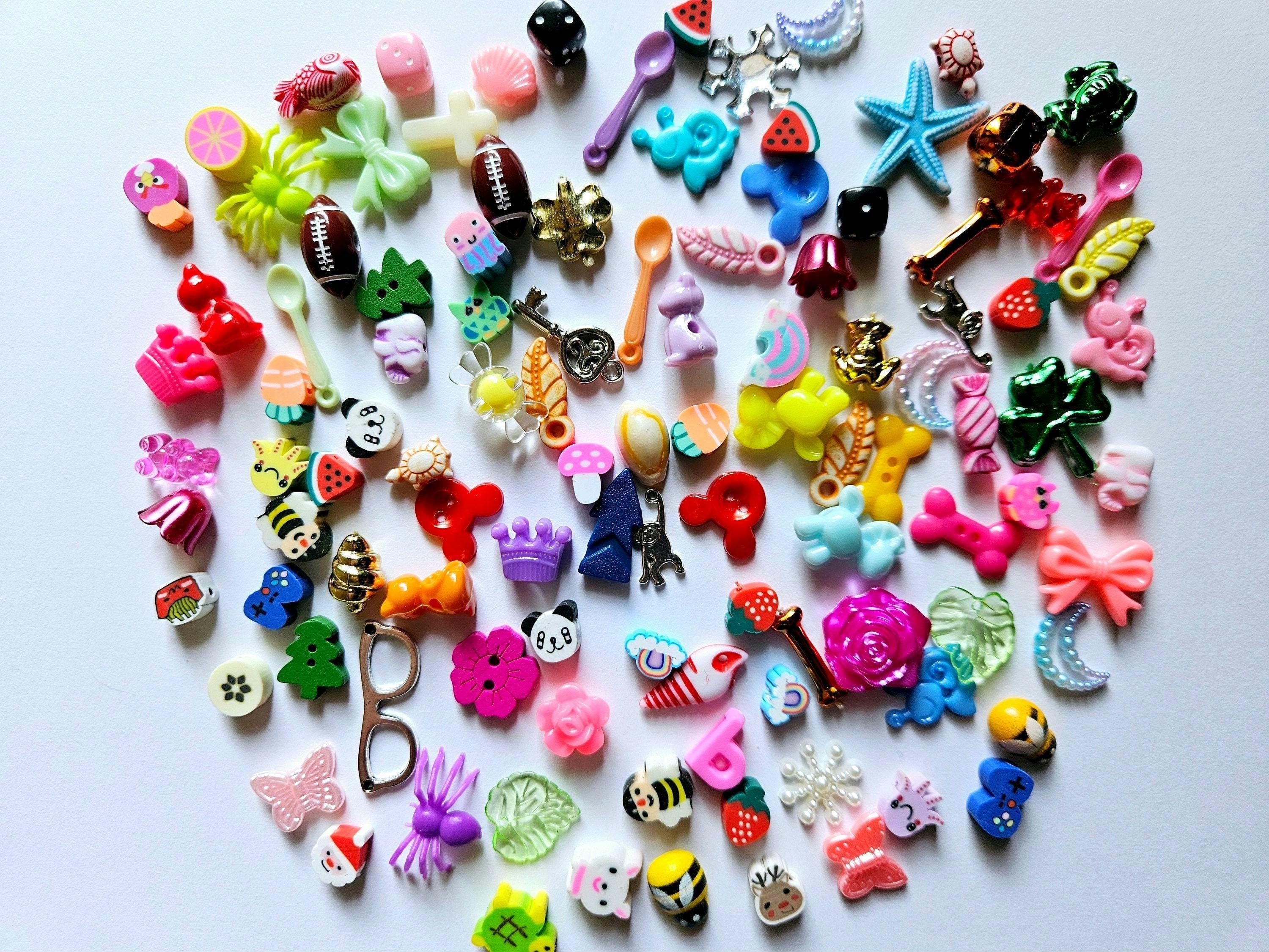Trinkets Mix (100), Tiny Mixed Miniatures for Crafts, Jewelry, and I ...