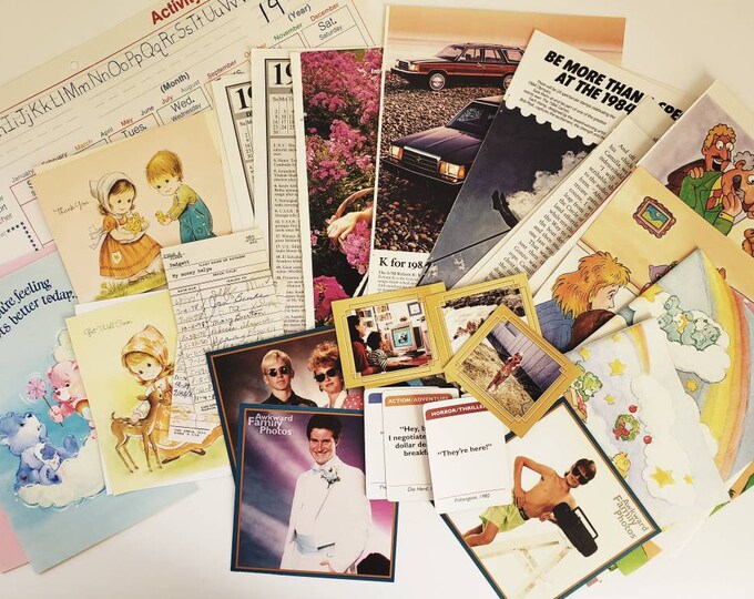 1980s Ephemera Pack for Junk Journals and Scrapbooks - Etsy