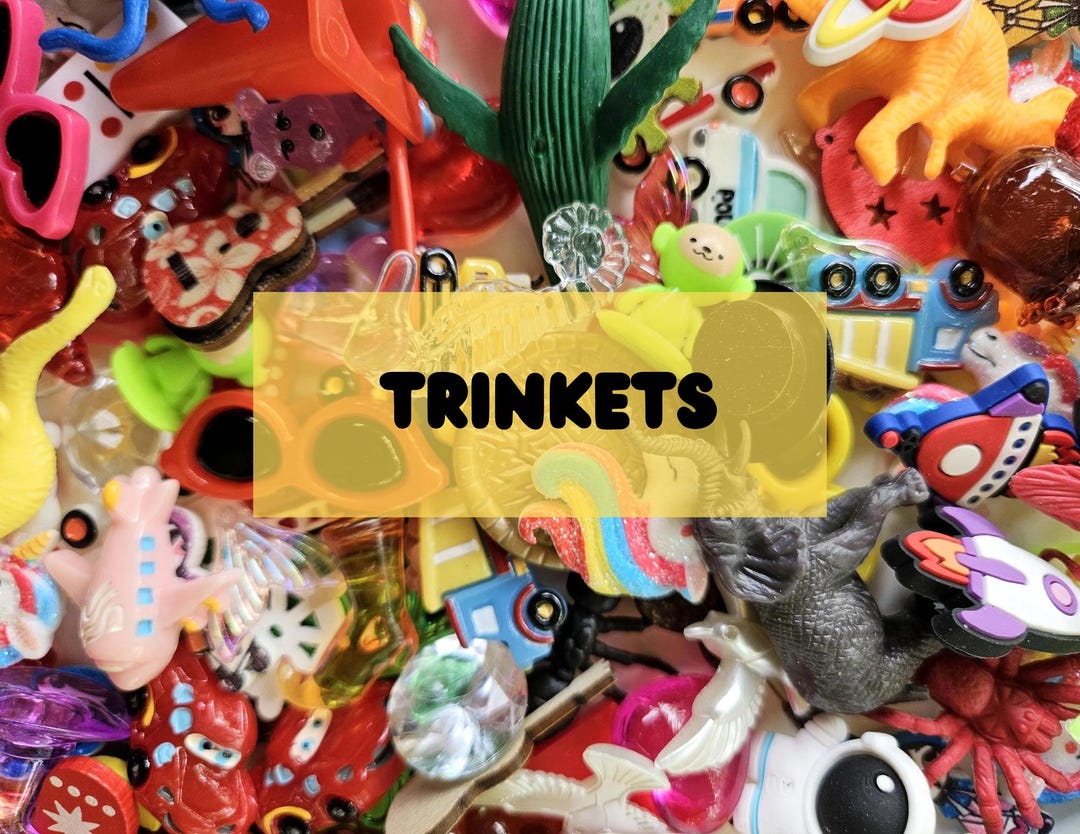 50 Mixed I Spy Trinkets, Sensory Game Pieces - Etsy
