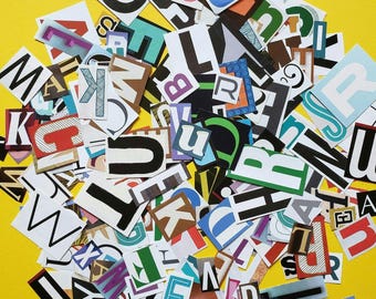 Large Magazine Letters for Posters or Vision Boards, Ransom Letter Grab ...