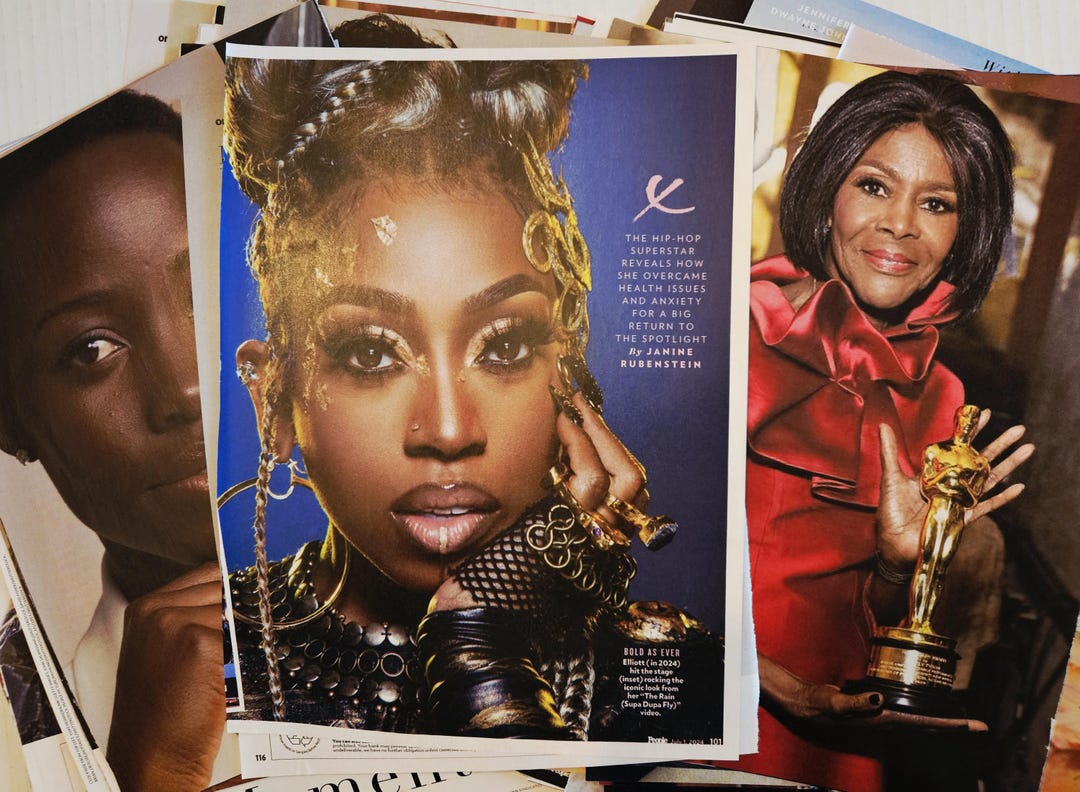 50 Celebrity Magazine Pages for Collage, Glue Books, and Mixed Media - Etsy